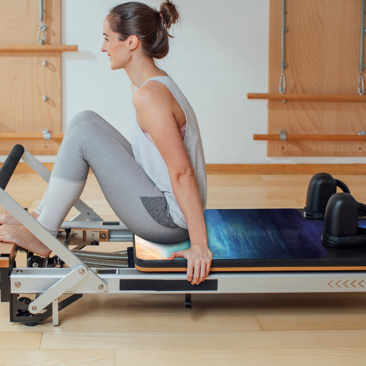 June & Juniper Pilates Reformer Mat- Ocean Breeze